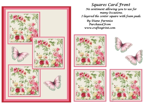 3 Squares Card Front (3) - CUP792815_174 | Craftsuprint