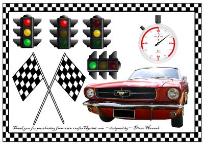 Racing Elements - CUP257683_874 | Craftsuprint