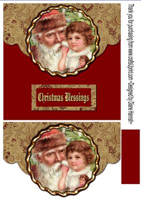 Santa's Christmas Blessing - CUP266719_874 | Craftsuprint