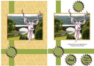 Father's Day Elk - CUP328316_874 | Craftsuprint