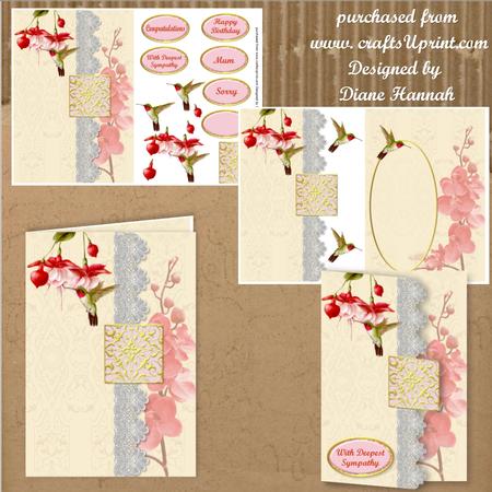 Hummingbird Heaven Mini Kit - CUP417056_874 | Craftsuprint