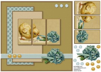 Bright Easter Triptych - CUP608579_874 | Craftsuprint