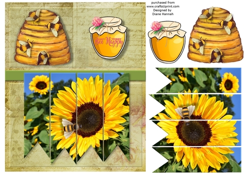 Honey Bee Banners - CUP798576_874 | Craftsuprint