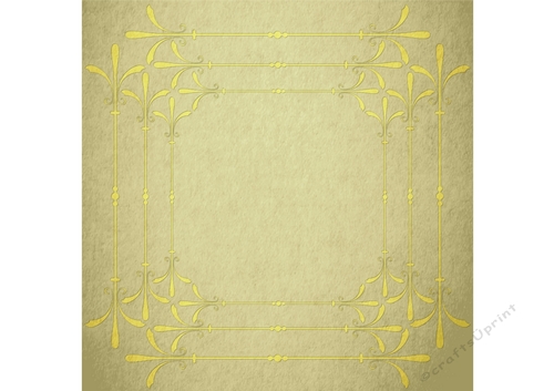 Golden Yellow FrameWorks Paper - CUP802663_874 | Craftsuprint