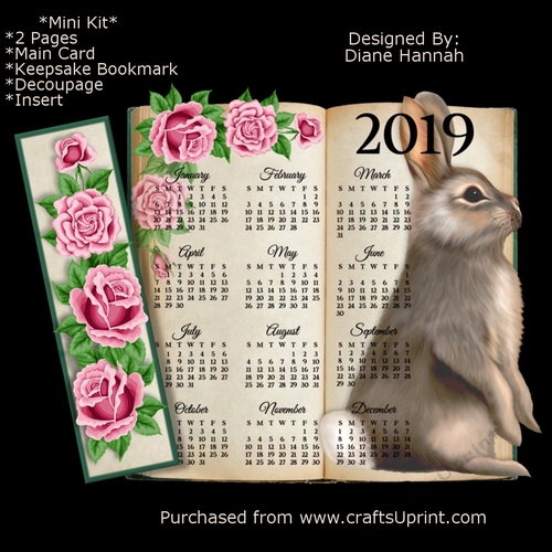 My Favorite Friends Calendar Kit Bunny - CUP919349_874 | Craftsuprint