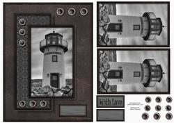 Lighthouse in Grayscale - Photo by Joan Prince