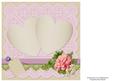 Double Hearts with Rose and Tags - CUP513948_874 | Craftsuprint