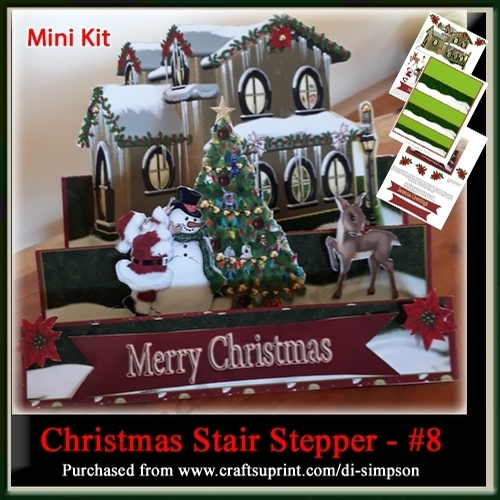 Stair Stepper - Santa on His Way- #8 - CUP1058534_986 | Craftsuprint