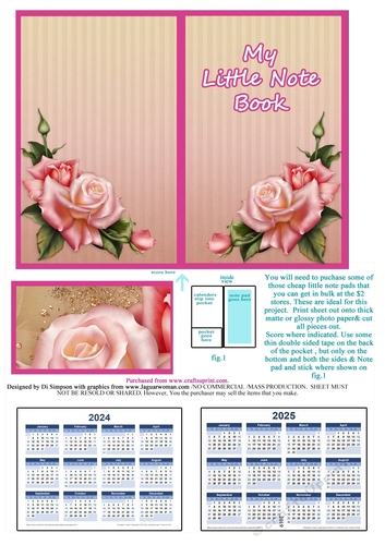 2024 /2025 My Little Note Book # 2- Easy Project - CUP1247045_986 ...