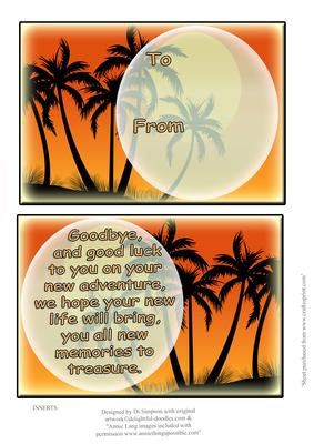 Fun Goodbye & Good Luck /insert - CUP394033_986 | Craftsuprint