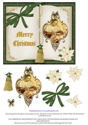 Merry Christmas Book #2 - CUP580806_986 | Craftsuprint