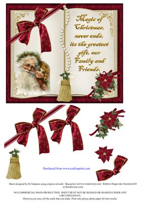 Merry Christmas Book #5 - CUP580828_986 | Craftsuprint