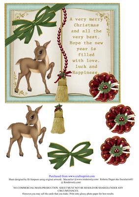Merry Christmas Book #7 - CUP581148_986 | Craftsuprint