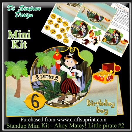 Standup Mini Kit - Ahoy Matey! Little Pirate #2 - CUP618129_986 ...