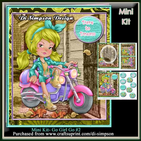 Mini Kit -go Girl Go #2 - CUP673896_986 | Craftsuprint