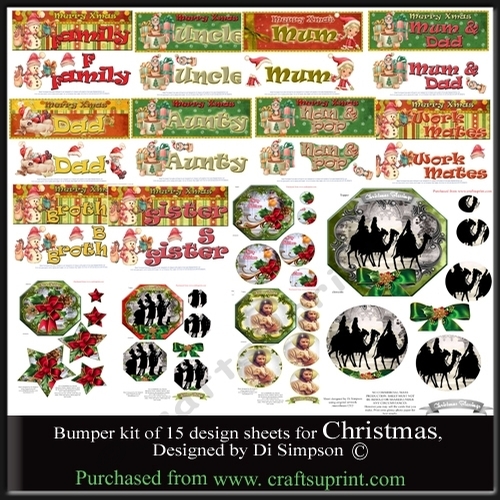 Huge Bumper Kit for Christmas # 9 - CUP727526_986 | Craftsuprint