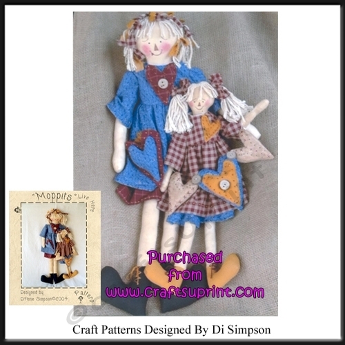 Sewing Pattern - Prim/Country Dolls - CUP730902_986 | Craftsuprint