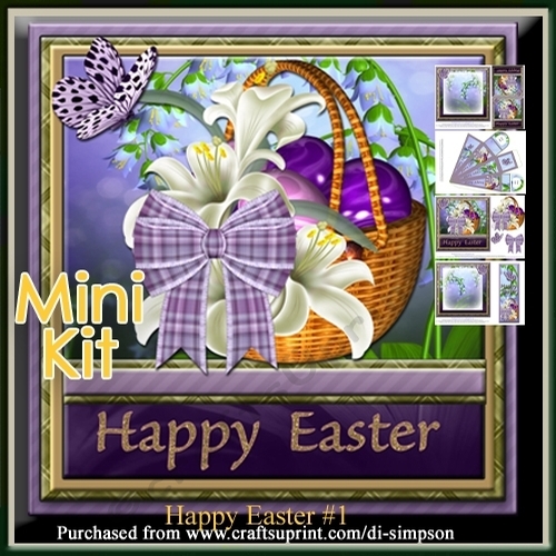 Mini Kit - Happy Easter #1 - CUP772955_986 | Craftsuprint