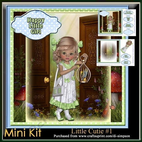 Mini Kit-Little Cutie #1- For birthday or lots of other occasions ...