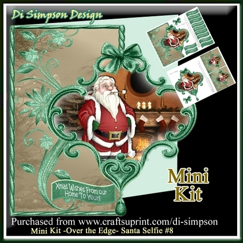 Mini Kit -over the Edge- Christmas Scene #8 - CUP817604_986 | Craftsuprint