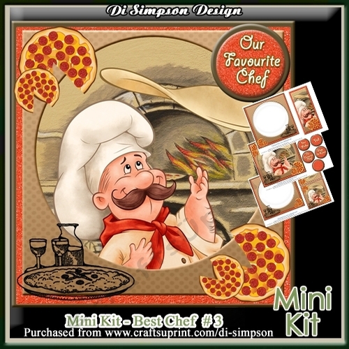 Mini Kit - Best Chef #3 - CUP851658_986 | Craftsuprint
