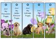 5 Very Cute Puppy Bookmarks #3 - CUP787122_986 | Craftsuprint