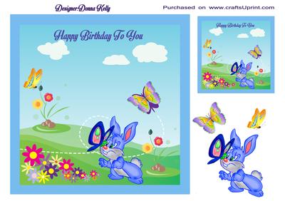 Spring Birthday Card Front - CUP666784_2248 | Craftsuprint
