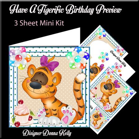 Have a Tigerific Birthday - CUP677687_2248 | Craftsuprint