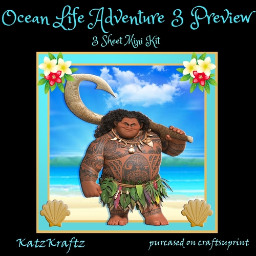 Ocean Life Adventure 3 Mini Kit - CUP780485_2248 | Craftsuprint