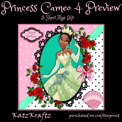 Princess Cameo 4 Mini Kit - CUP780947_2248 | Craftsuprint
