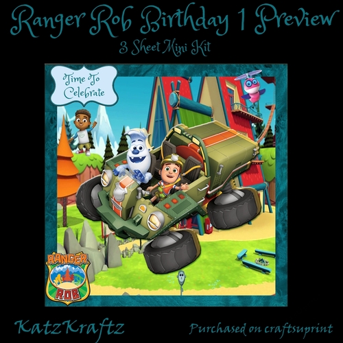 Ranger Rob Birthday 1 Mini Kit - CUP814414_2248 | Craftsuprint