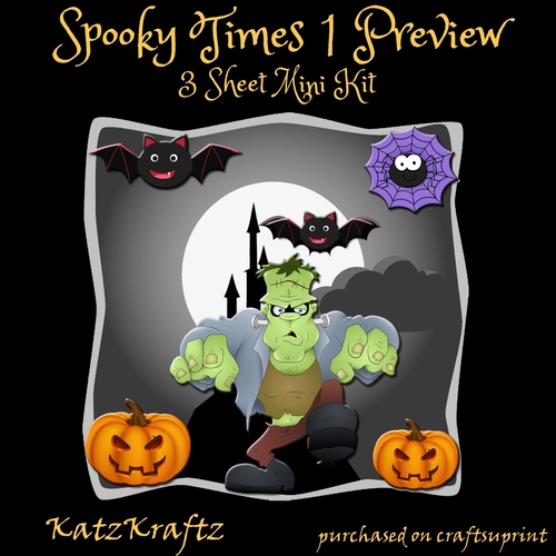 Spooky Times 1 Mini Kit - CUP822559_2248 | Craftsuprint