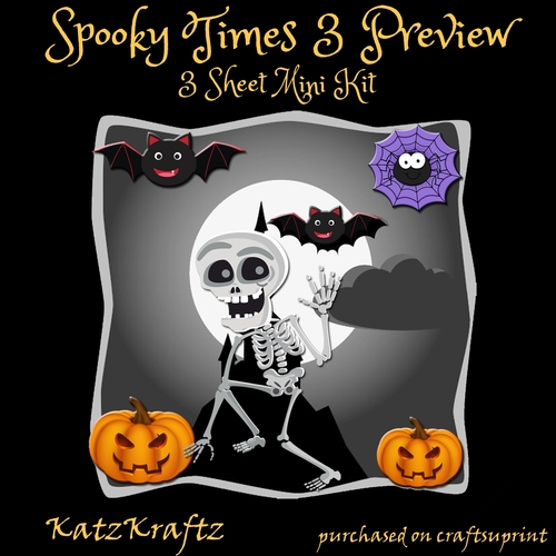 Spooky Times 3 Mini Kit - CUP822562_2248 | Craftsuprint
