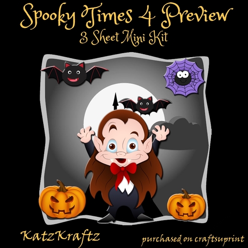 Spooky Times 4 Mini Kit - CUP822563_2248 | Craftsuprint