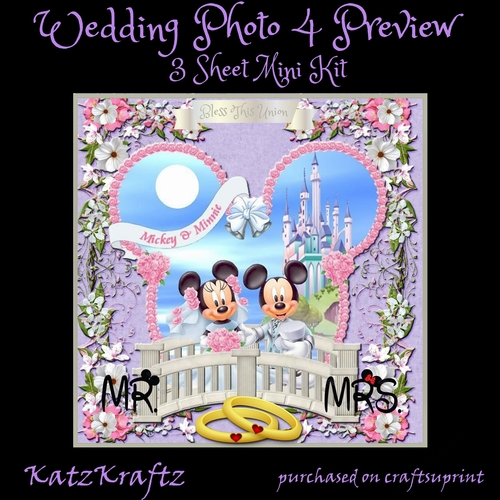 Wedding Photo Mini Kit 4 - CUP824607_2248 | Craftsuprint
