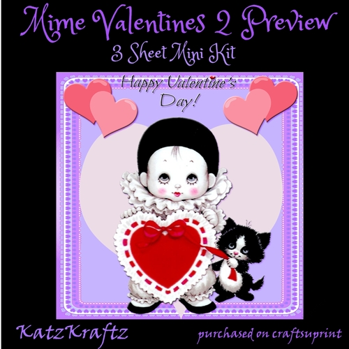 Mime Valentine 2 - CUP842604_2248 | Craftsuprint