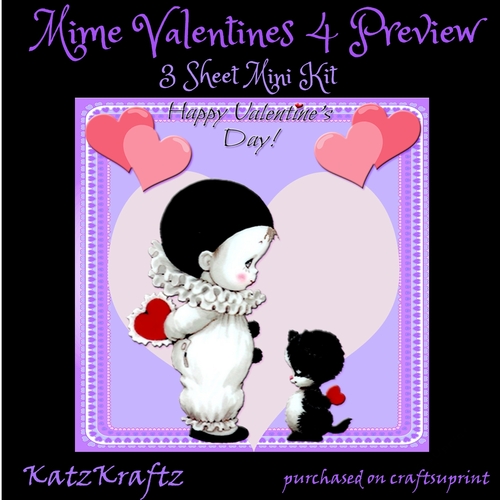 Mime Valentine 4 - CUP842606_2248 | Craftsuprint