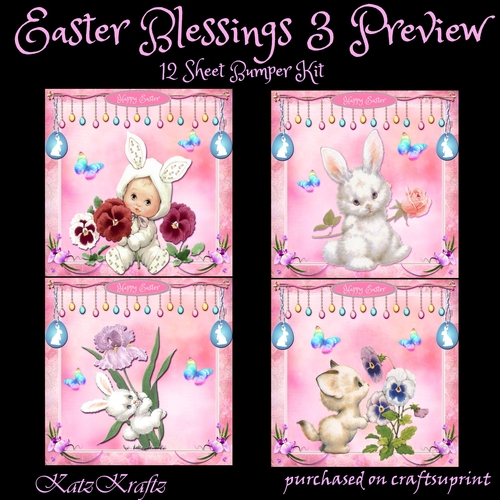 Easter Blessings 3 Bumper Kit - CUP861548_2248 | Craftsuprint