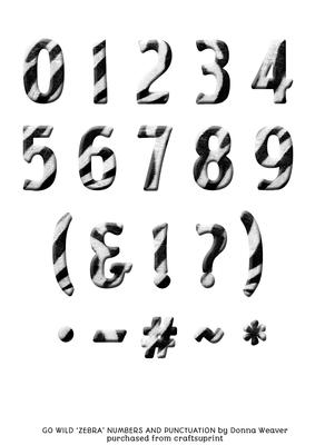 Go Wild - Zebra Numbers and Punctuation Alpha Sheet - CUP651063_2311 ...