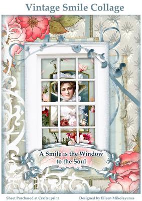 Vintage Smile Collage - CUP331006_503 | Craftsuprint