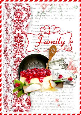 Family Cookbook Backing Background Paper - CUP478437_503 | Craftsuprint