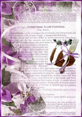Plum Pudding Recipe Christmas Card Front - CUP481809_503 | Craftsuprint