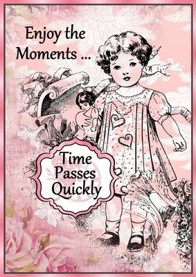 Time Passes Quickly Childhood Card Front - CUP519803_503 | Craftsuprint