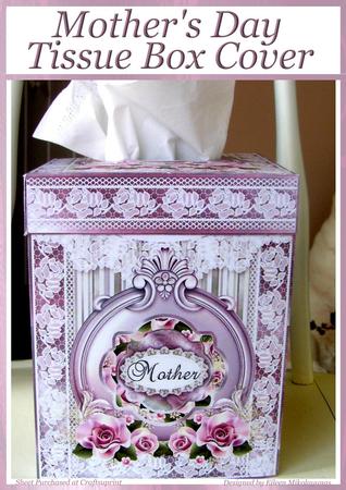 Elegant Mother's Day Kleenex Box Cover with Directions - CUP529299_503 ...