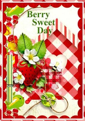 Have a Berry Sweet Day A4 Card Front - CUP562270_503 | Craftsuprint