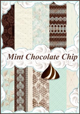 Mint Chocolate Chip Background Backing Paper Set of 10 - CUP581771_503 ...