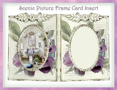 Scenic Picture Frame Card Insert 1 - CUP645060_503 | Craftsuprint