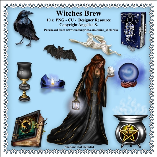 Witches Brew - Set One - CU - PNG Clipart - Designer Resource Kit ...