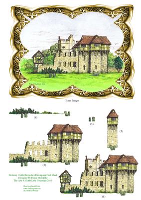 Stokesay Castle Shropshire England Decoupage Card Sheet - CUP144312_604 ...