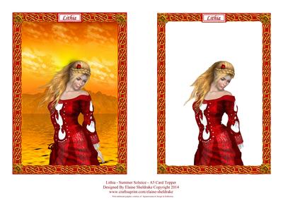 Lithia - Midsummer's Day - Summer Solstice - A5 Card Topper - CUP549716 ...